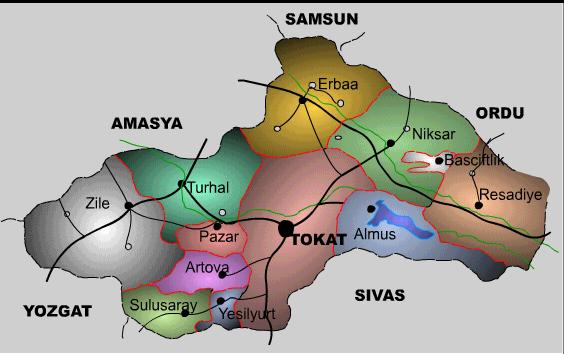 İlimiz Hakkında Bilgiler: TOKAT